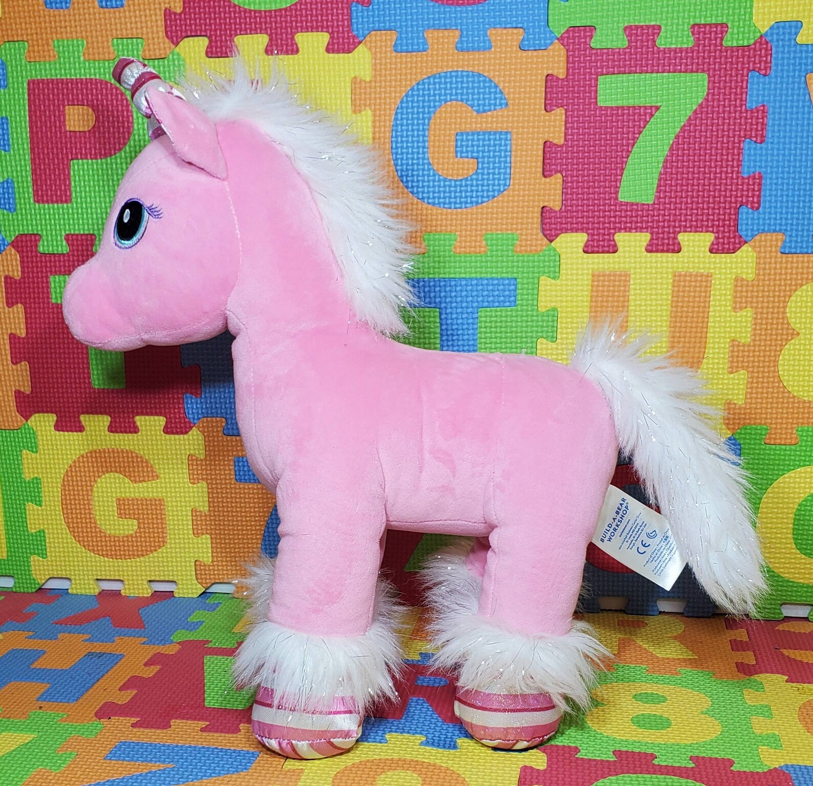 14 Build A Bear Candy Cane Swirl UNICORN Pink Plush 2018 | Etsy