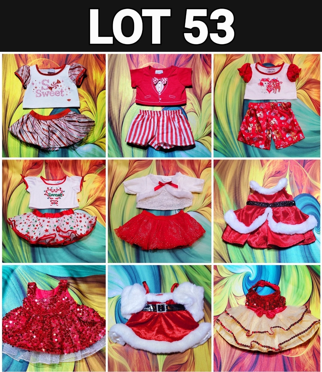 Build A Bear Boy Girl Teddy Clothes Shirt Shorts Skirt Pants Dress ...