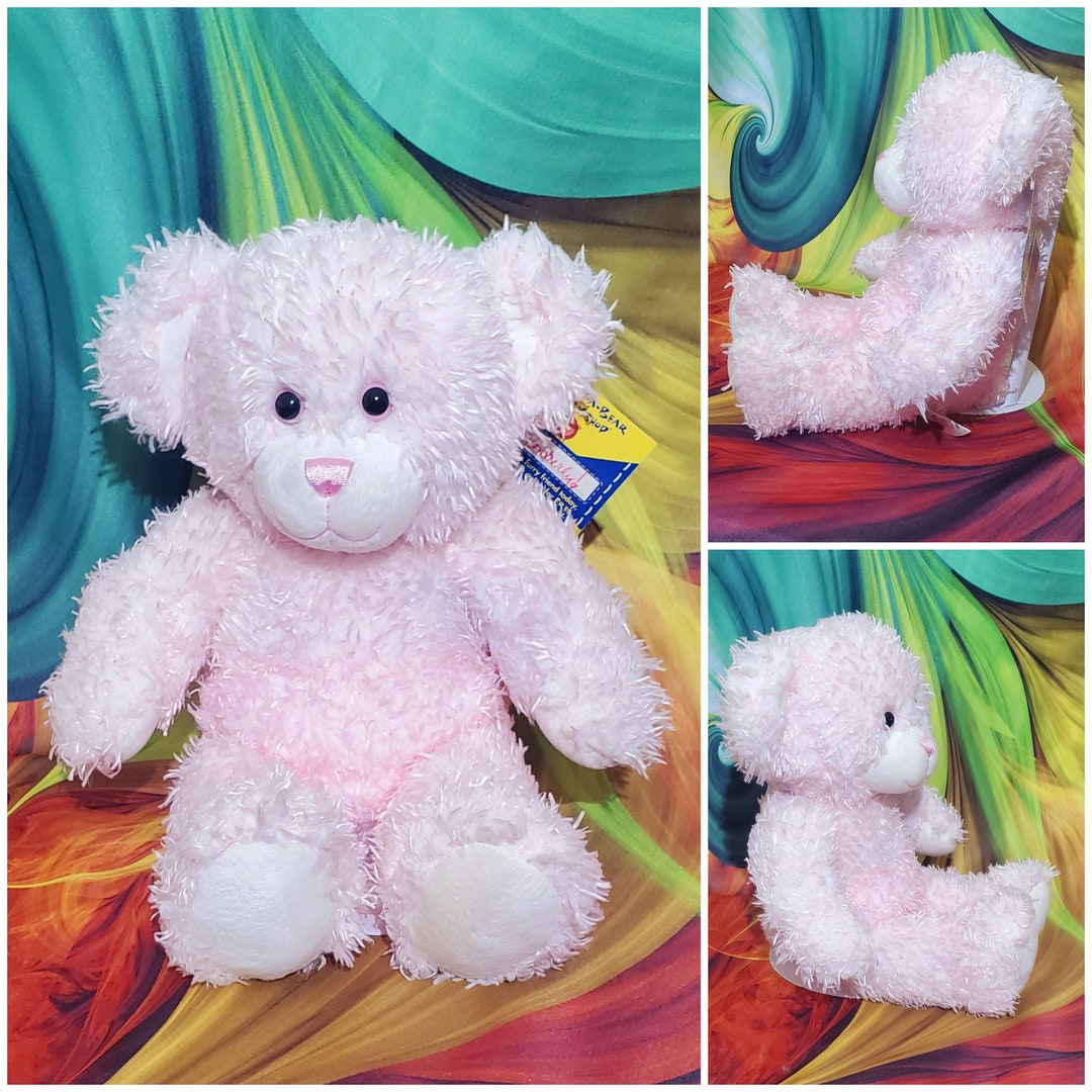 Build A Bear It's a Girl Cuddly Hugs Teddy 16" Soft Pink Stuffed Plush ...