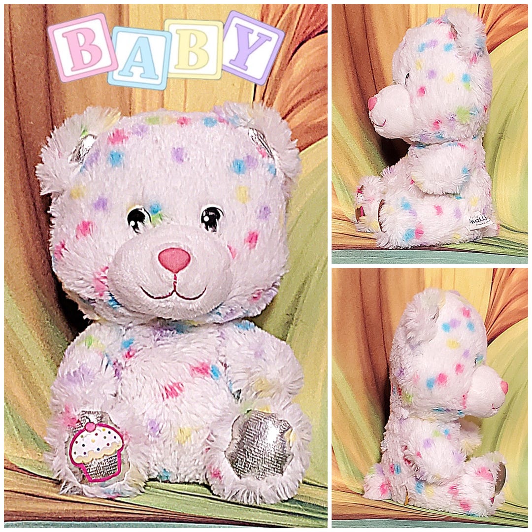 Build A Bear Cupcake Confetti Sprinkles 8" Stuffed Plush Smallfry Mini ...