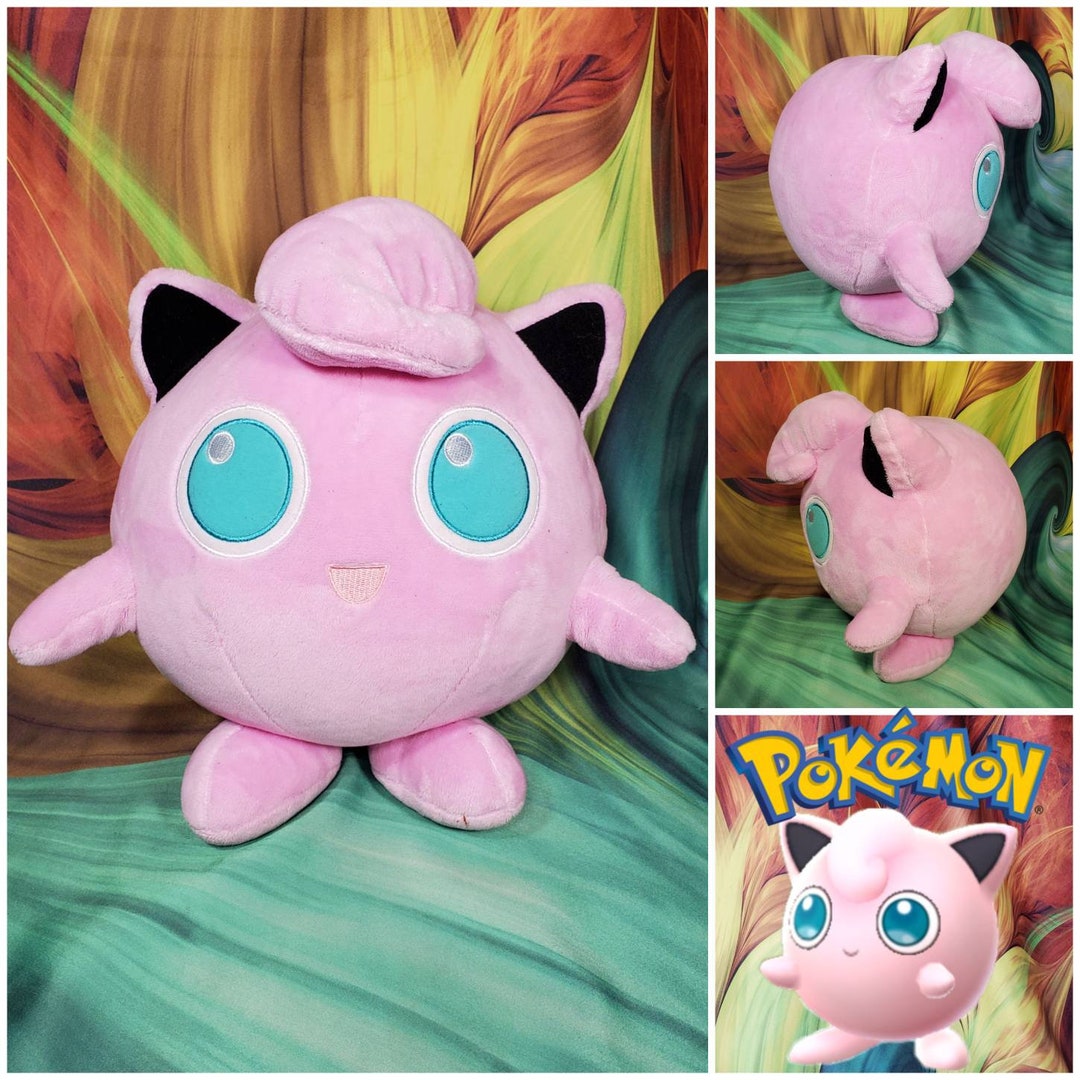 RARE Build A Bear Pokemon Jiggly Puff Retired Limited Edition Pink BAB ...