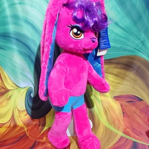 Build A Bear Honey Girls Risa Pink Bunny Rabbit Rock Star 2017 - Etsy