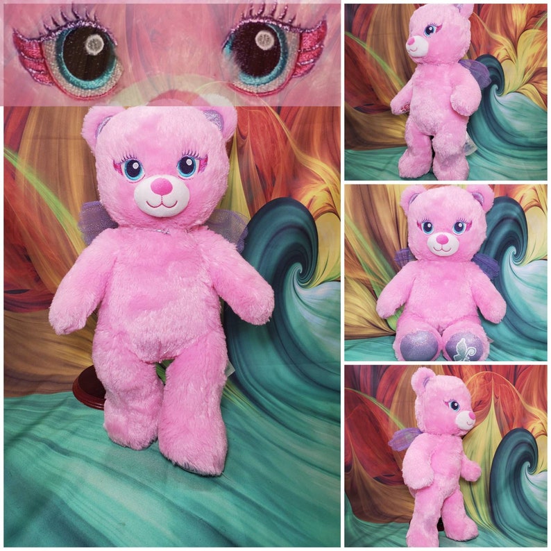 16 Build A Bear Pink Fairy Beary Friends With Wings BABW | Etsy