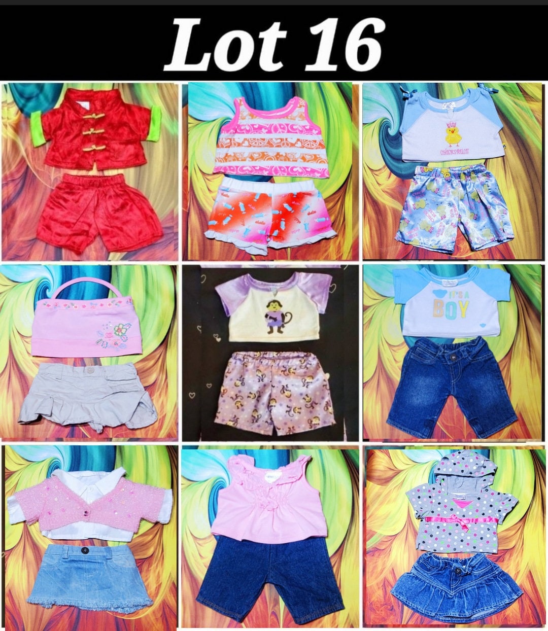 Build A Bear Boy Girl Teddy Clothes Shirt Shorts Skirt Pants - Etsy