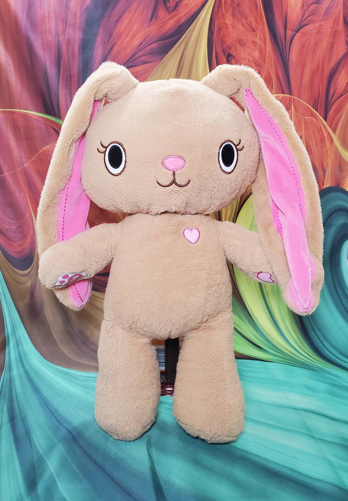Build A Bear Kabu Pawlette Plush 17 Brown Bunny Rabbit | Etsy