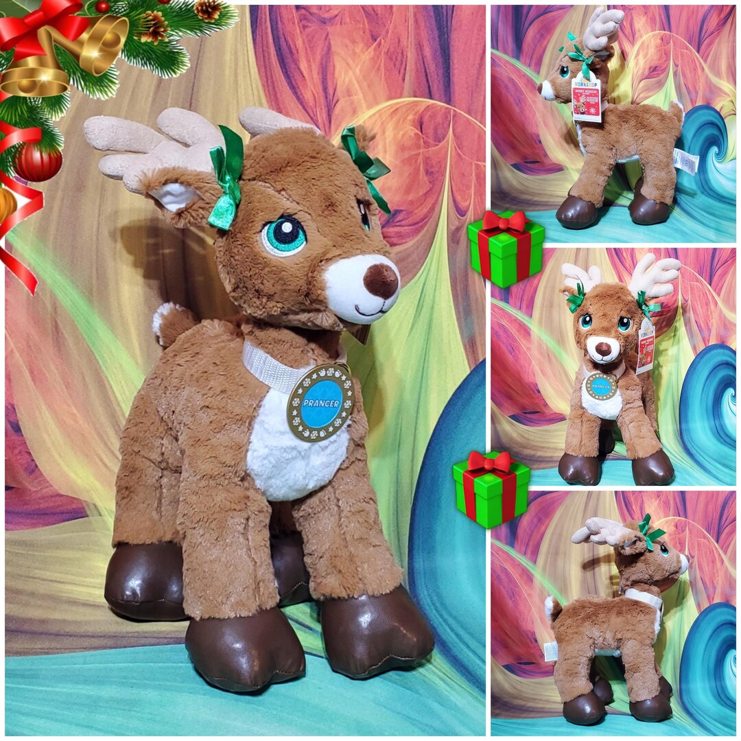 Build A Bear Reindeer Merry Mission Santa’s Christmas 16" Stuffed Plush ...