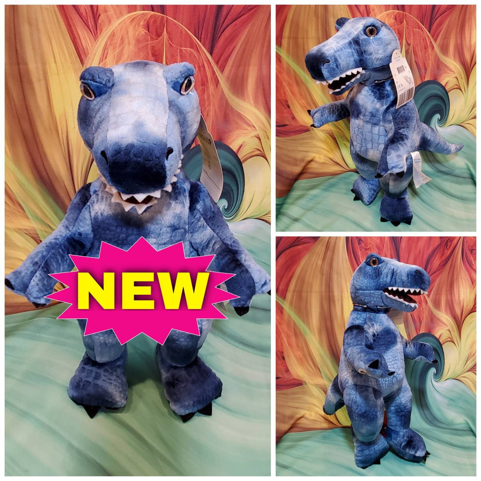 19 Build A Bear Blue T-Rex Dinosaur Plush Carnivore | Etsy