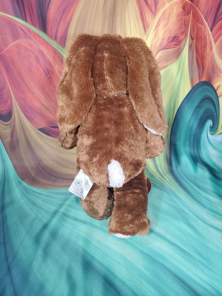 Build a Bear Pawfectly Huggable Brown Easter Bunny Rabbit Stuffed Plush ...