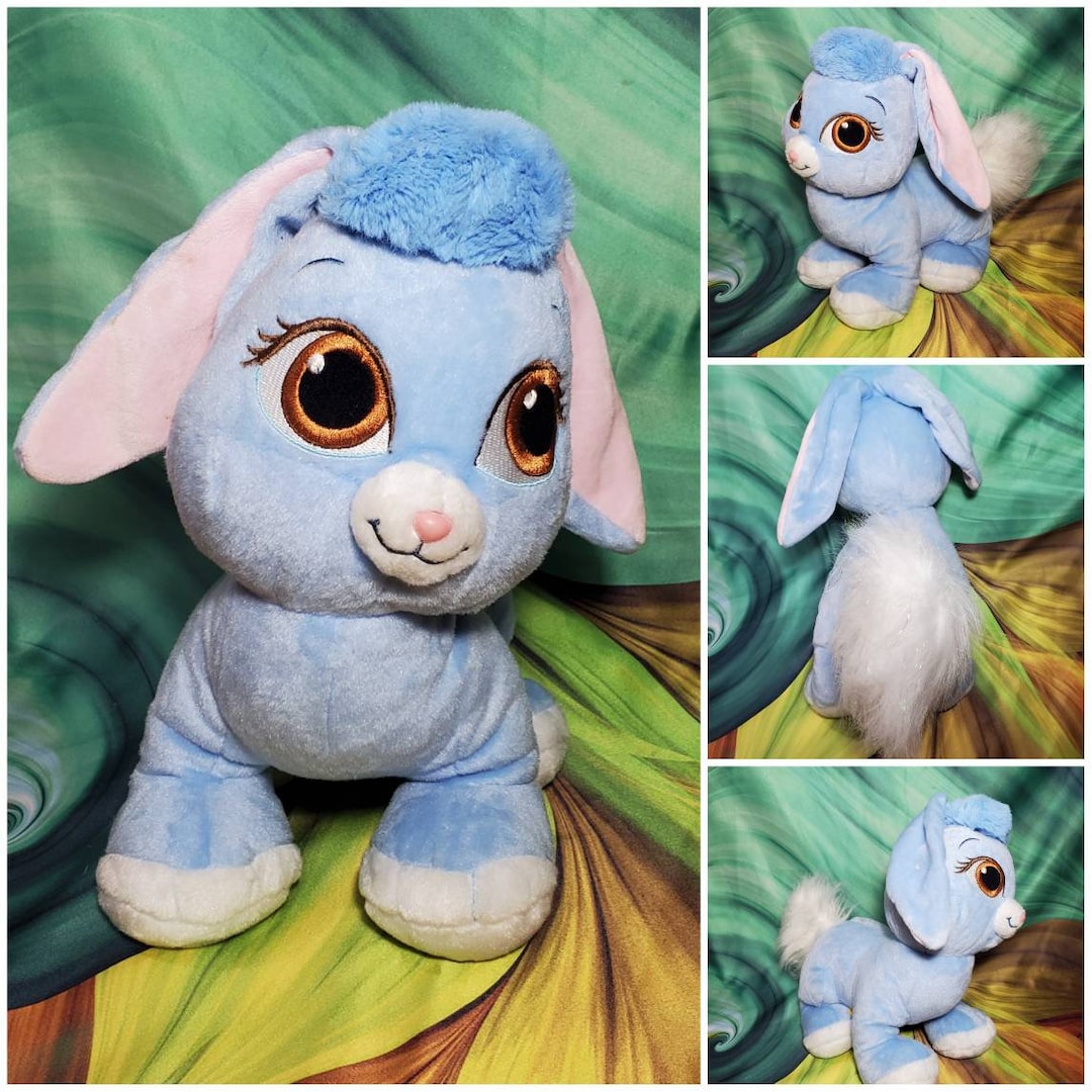 Build A Bear Disney Palace Pets Berry Snow White Bunny Blue Plush ...