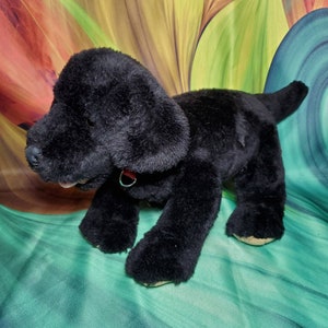Build A Bear Black Lab Promise Pets Labrador Puppy Dog Plush Stuffed ...