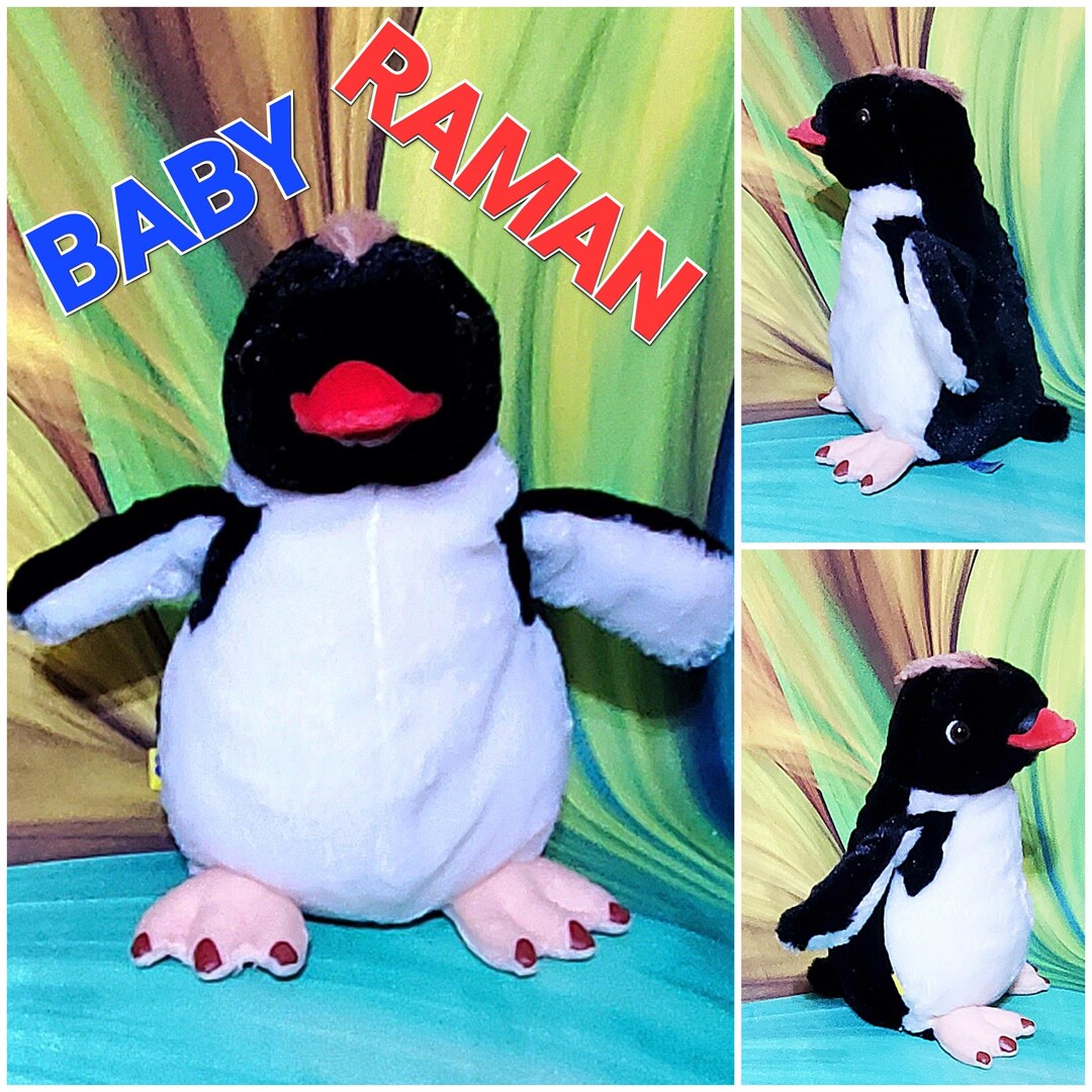 Build a Bear Workshop Happy Feet RAMON Penguin 10" Stuffed Plush - Etsy
