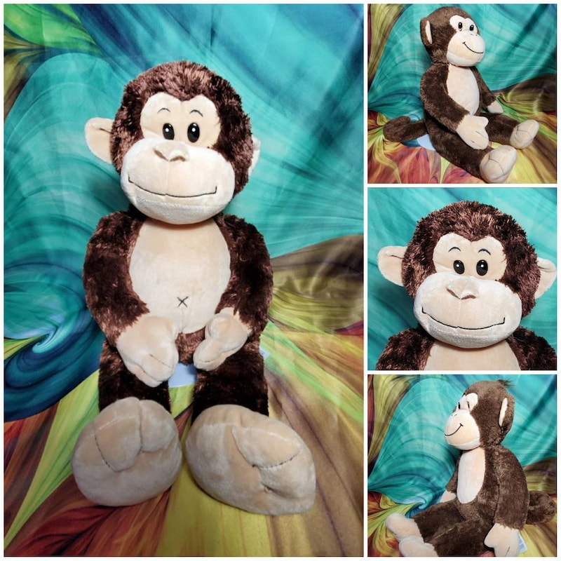 Monkey Teddy Bear - Etsy