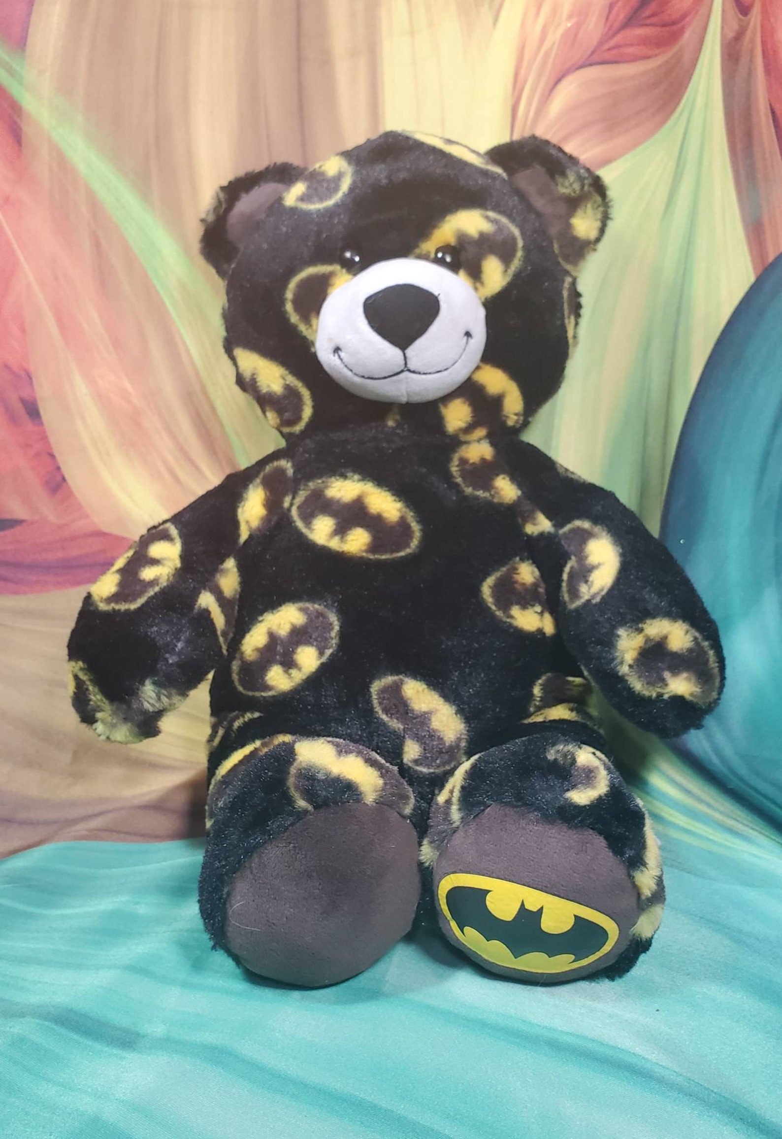 17 Build-a-bear BATMAN Logo Stuffed Teddy BABW Plush DC | Etsy