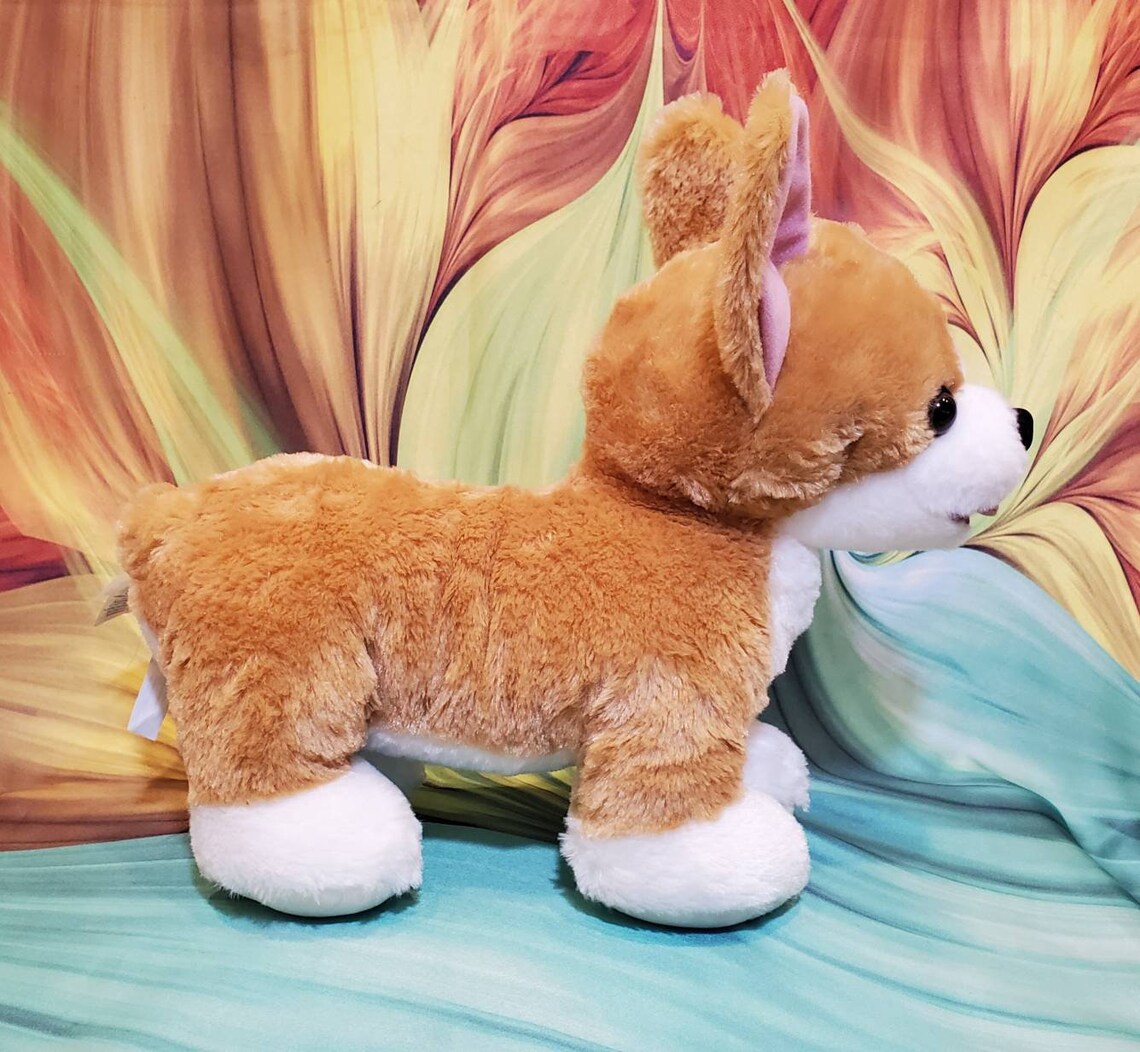 RARE Build A Bear Corgi Puppy Dog 15" Plush Promise Pets Brown White ...