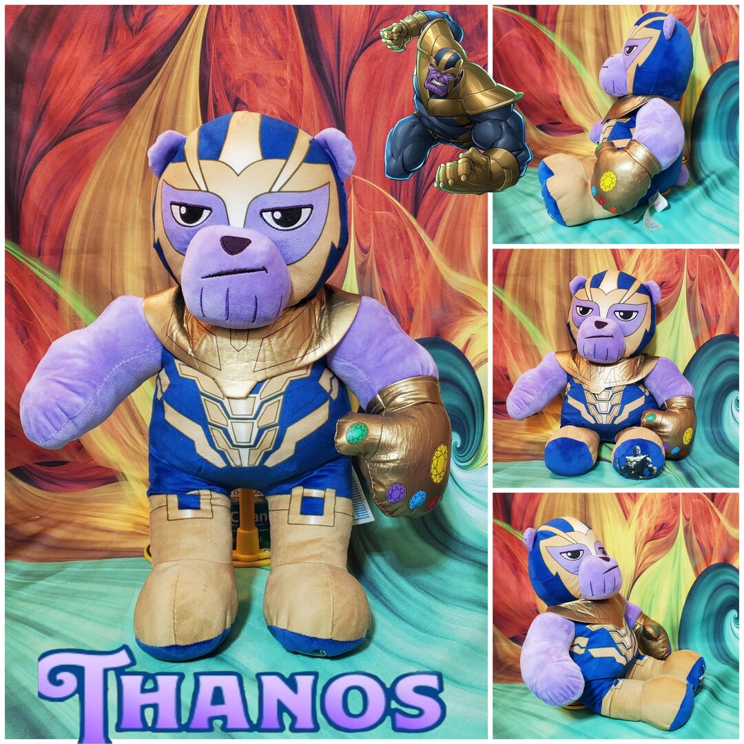 Build A Bear Thanos 16" Stuffed Plush Marvel Avengers Endgame Villain - Etsy