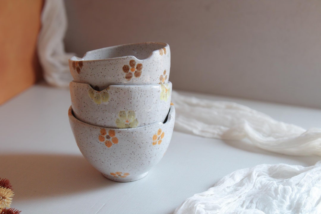 Ceramic Ramen Noodle Soup Bowl, Rice Bowl With Carved Chopstick Grooves ...