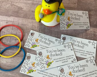 Printable Duck Duck Tag for Rubber Ducks - Etsy