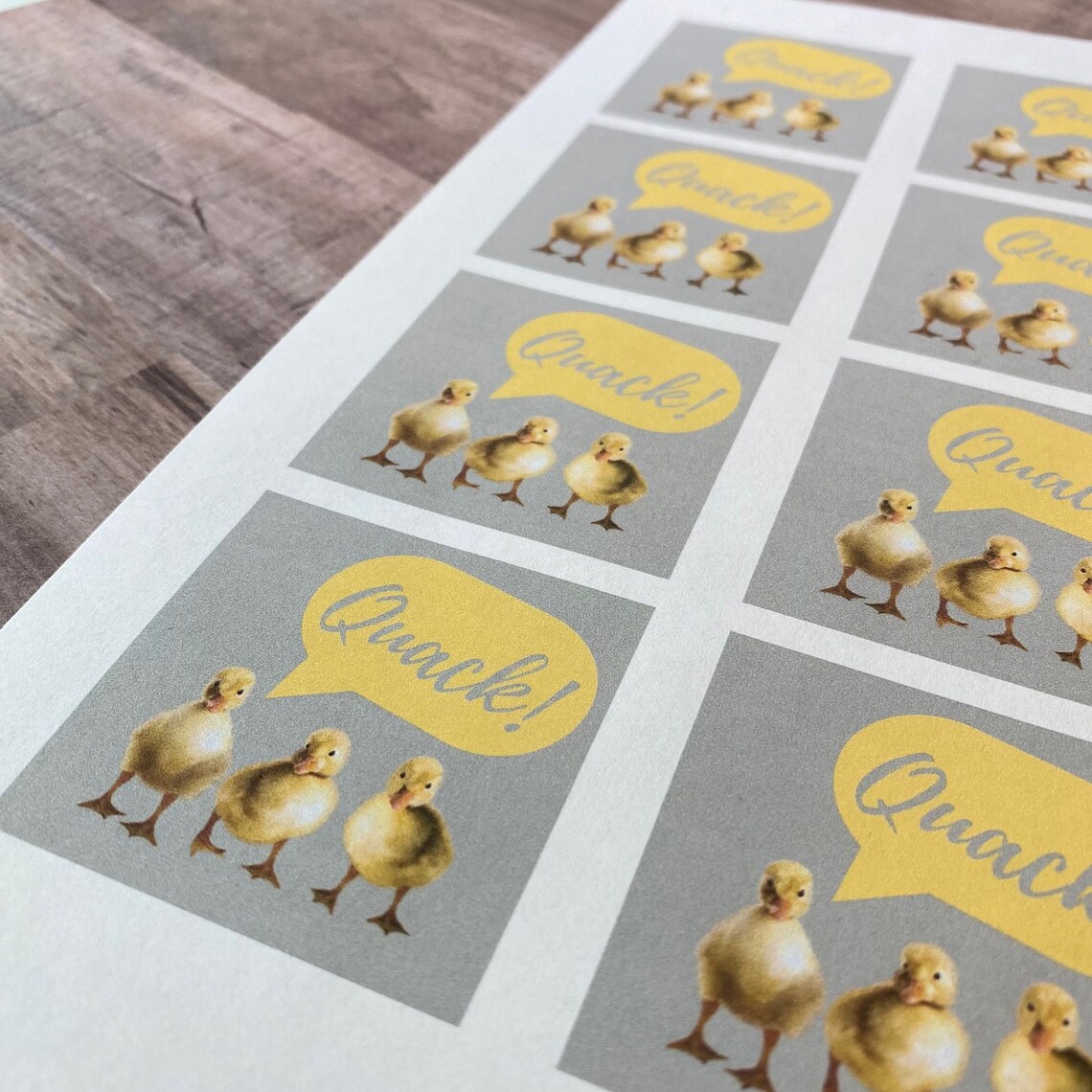 Printable Duck Duck Tag for Rubber Ducks - Etsy