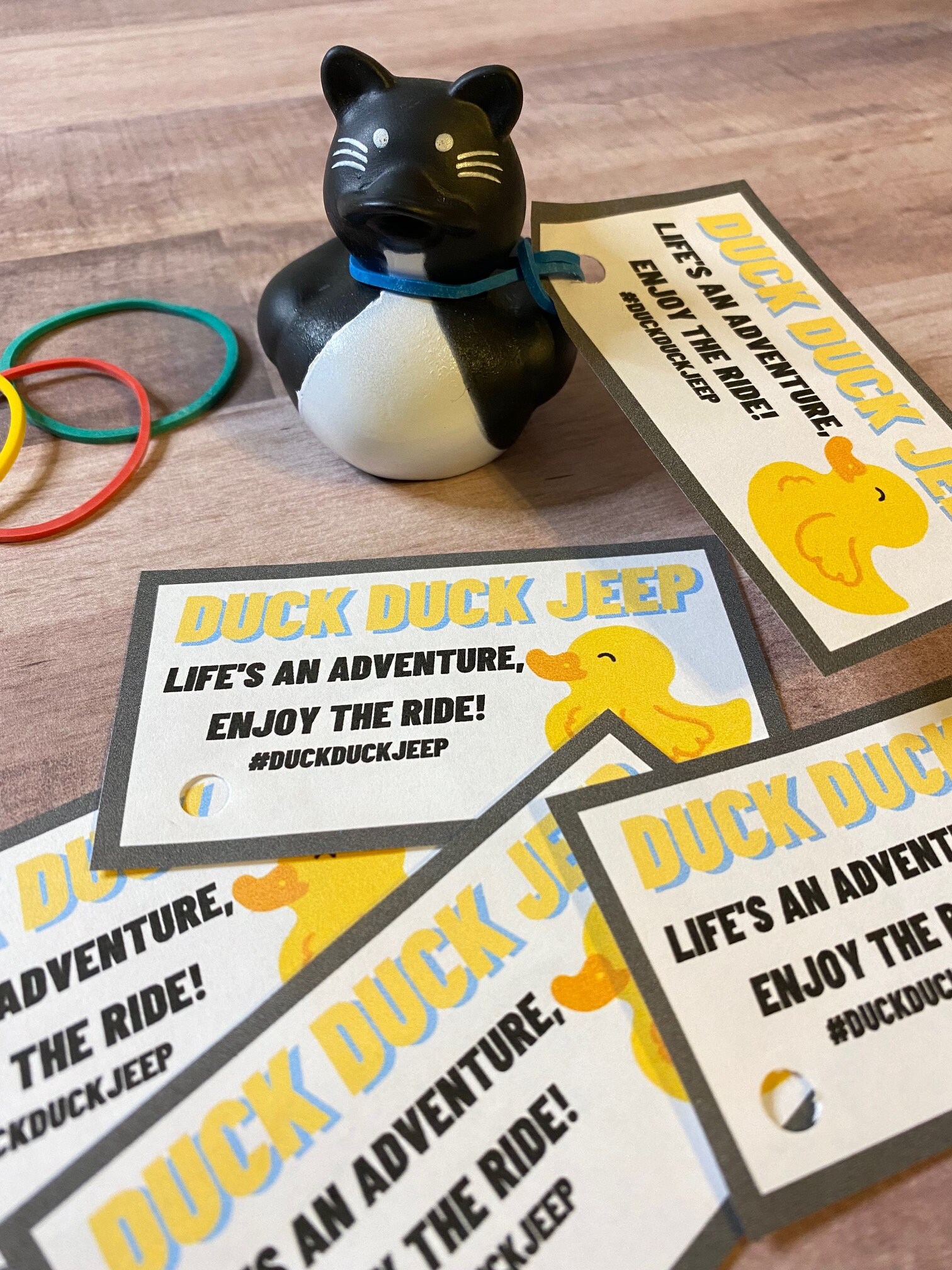 Printable Duck Duck Tag for Rubber Ducks - Etsy