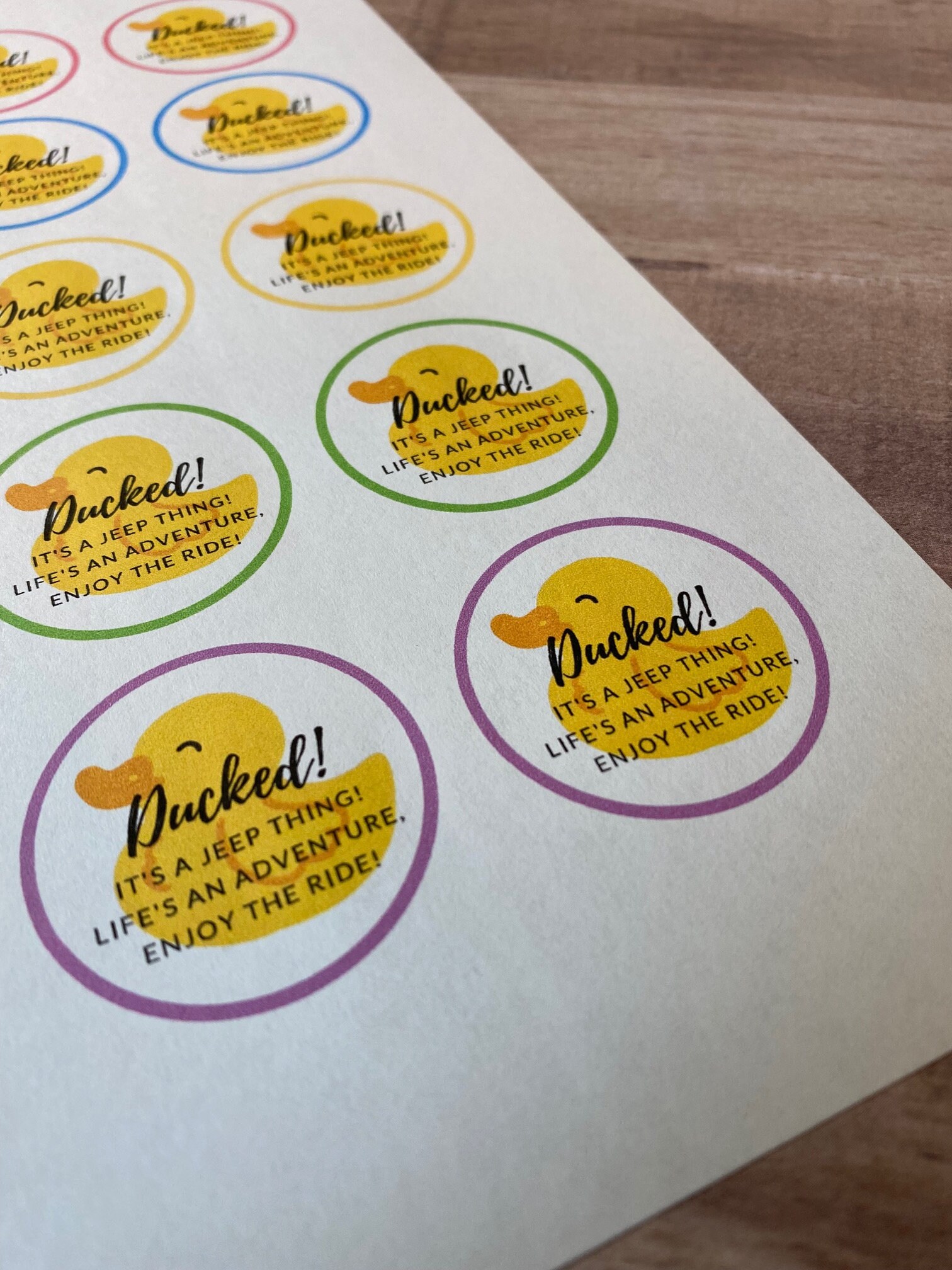 Printable Duck Duck Tag for Rubber Ducks - Etsy