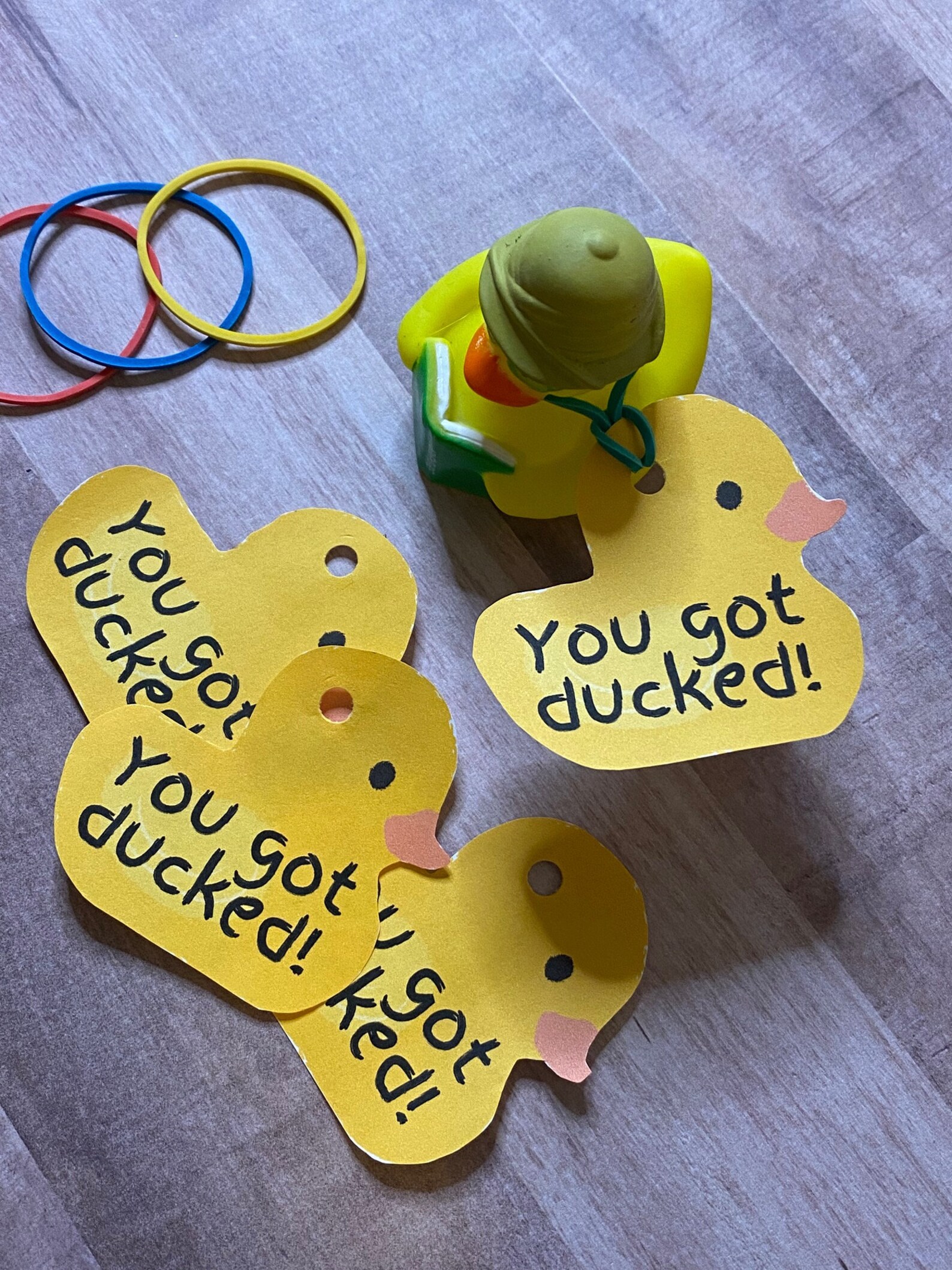 Printable Duck Duck Tag for Rubber Ducks - Etsy