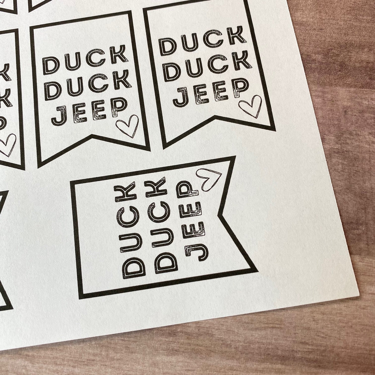 Printable Duck Duck Tag for Rubber Ducks - Etsy
