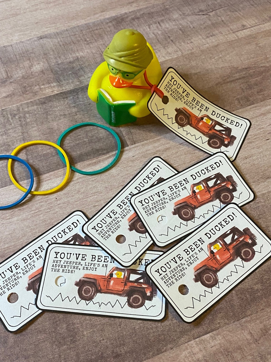 Printable Duck Duck Tag for Rubber Ducks - Etsy