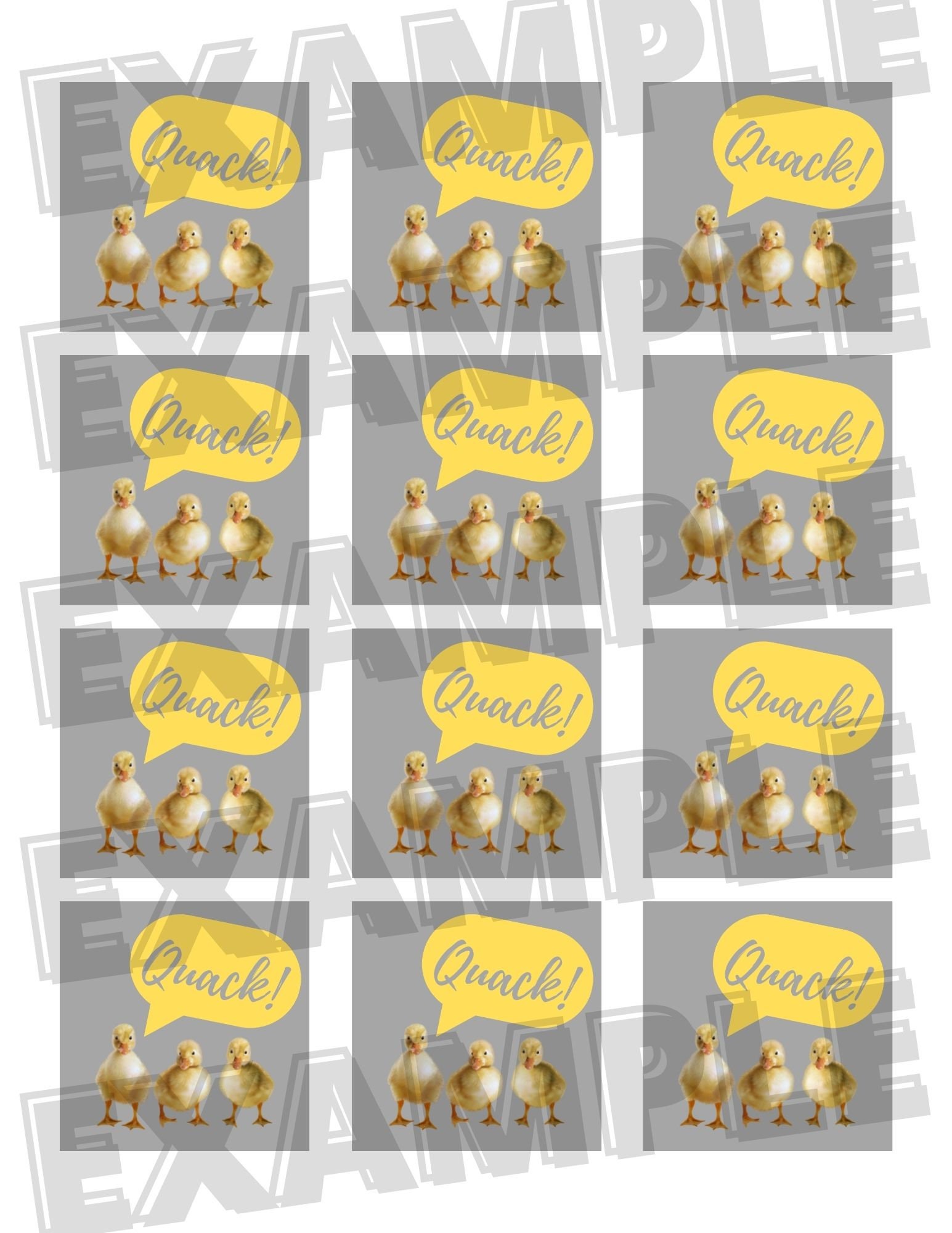 Printable Duck Duck Tag for Rubber Ducks - Etsy