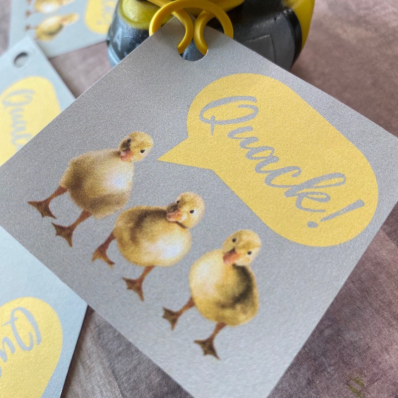 Printable Duck Duck Tag for Rubber Ducks - Etsy