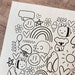 Printable Doodle Activity Sheet - Etsy