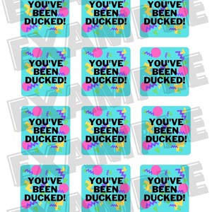 Printable Duck Duck Tag for Rubber Ducks - Etsy