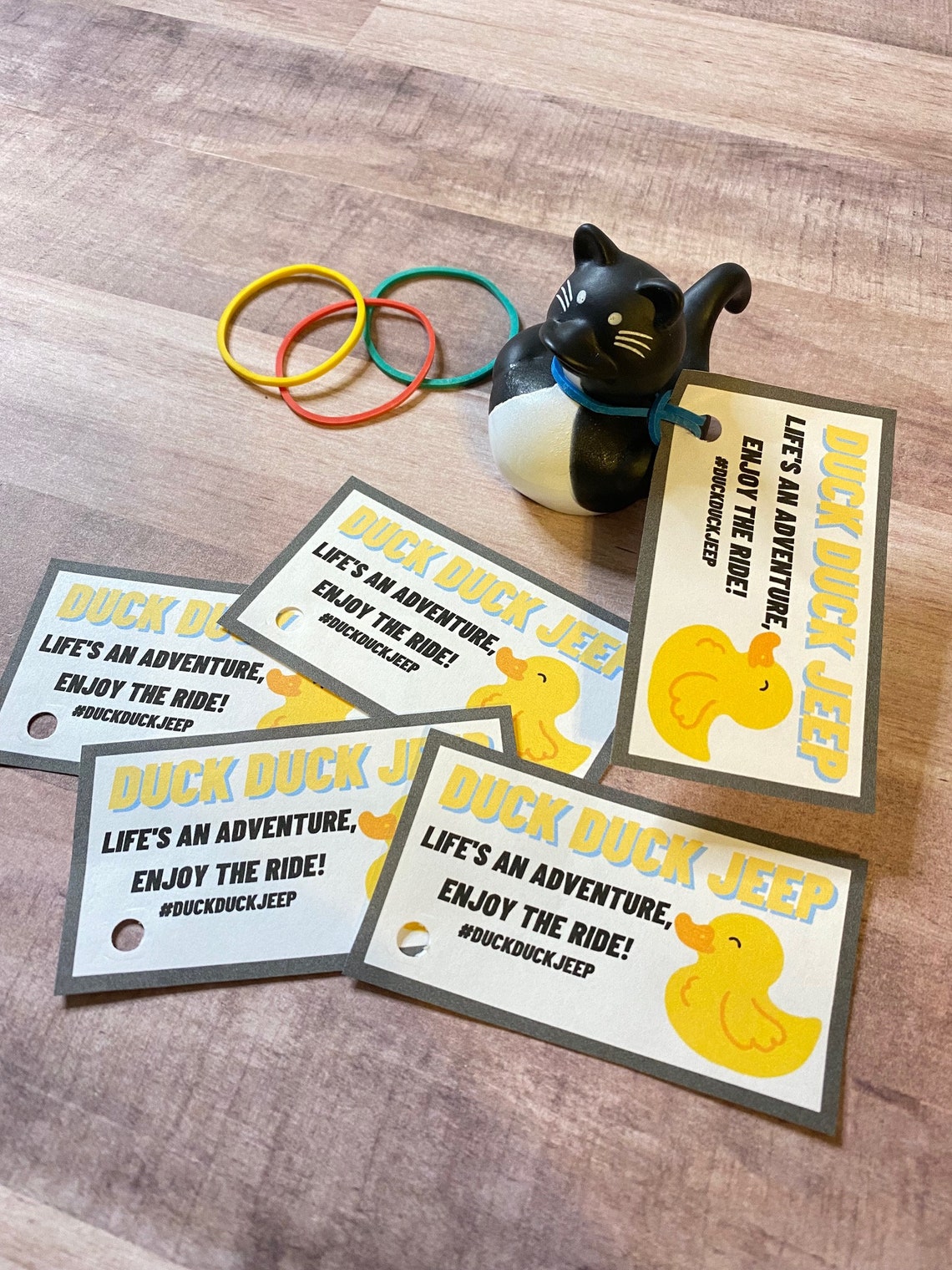 Printable Duck Duck Tag for Rubber Ducks - Etsy