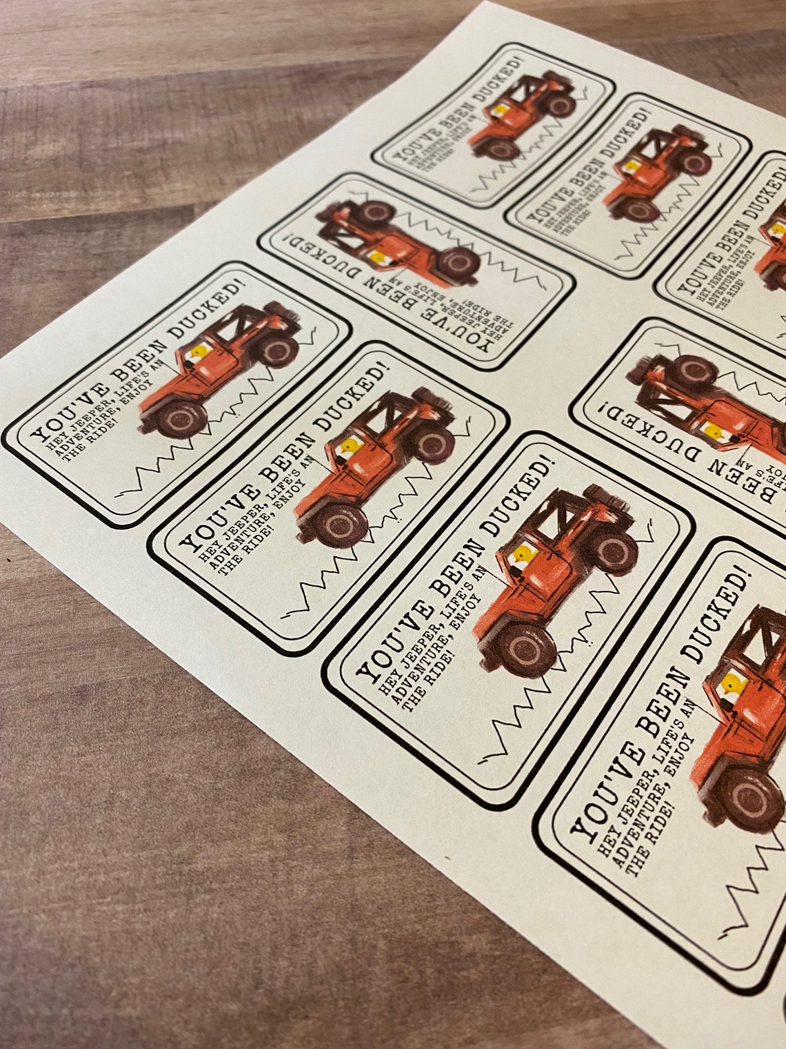 Printable Duck Duck Tag for Rubber Ducks - Etsy