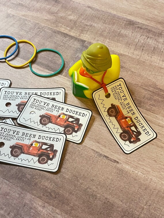 Printable Duck Duck Tag for Rubber Ducks - Etsy