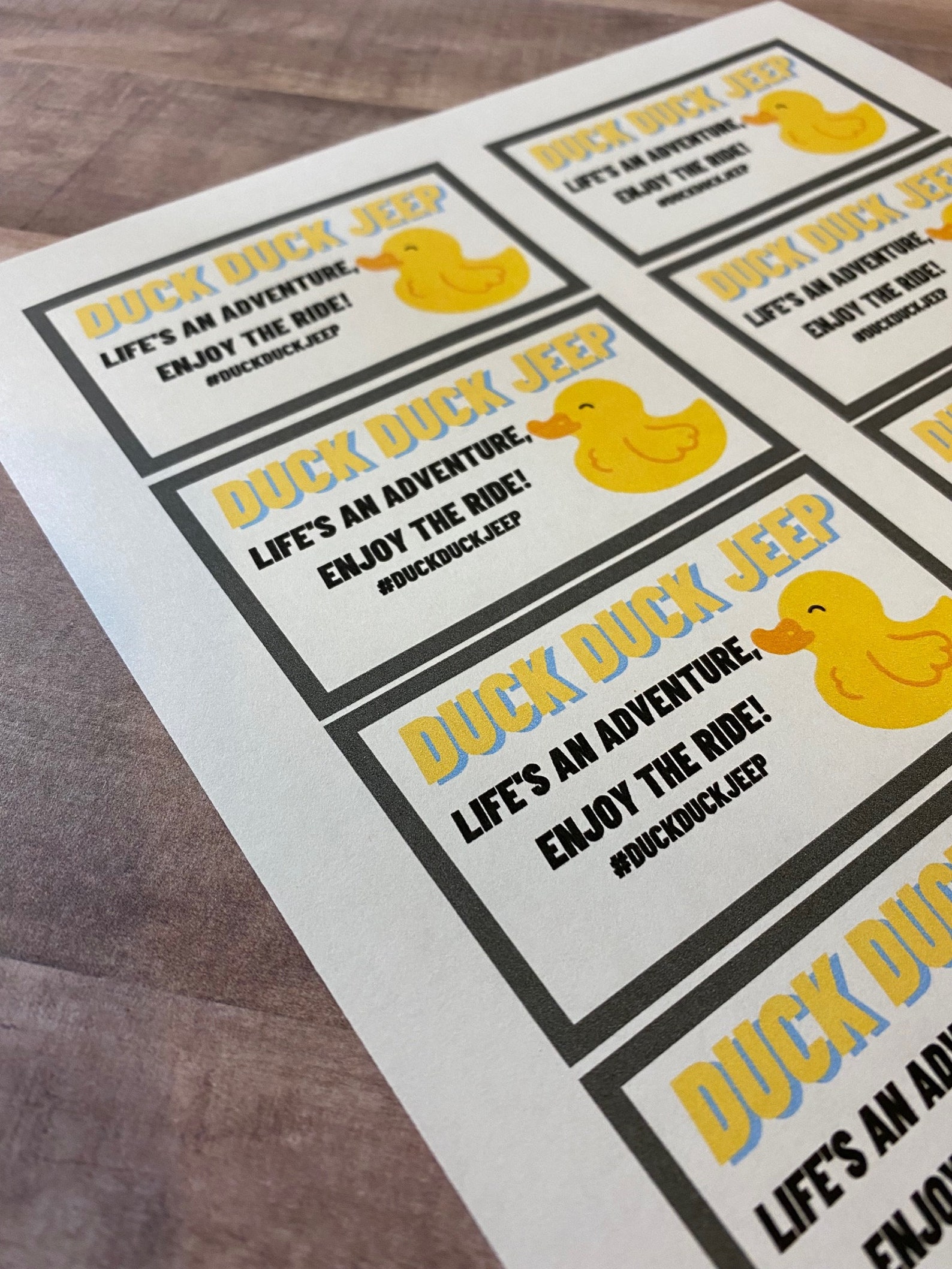 Printable Duck Duck Tag for Rubber Ducks - Etsy