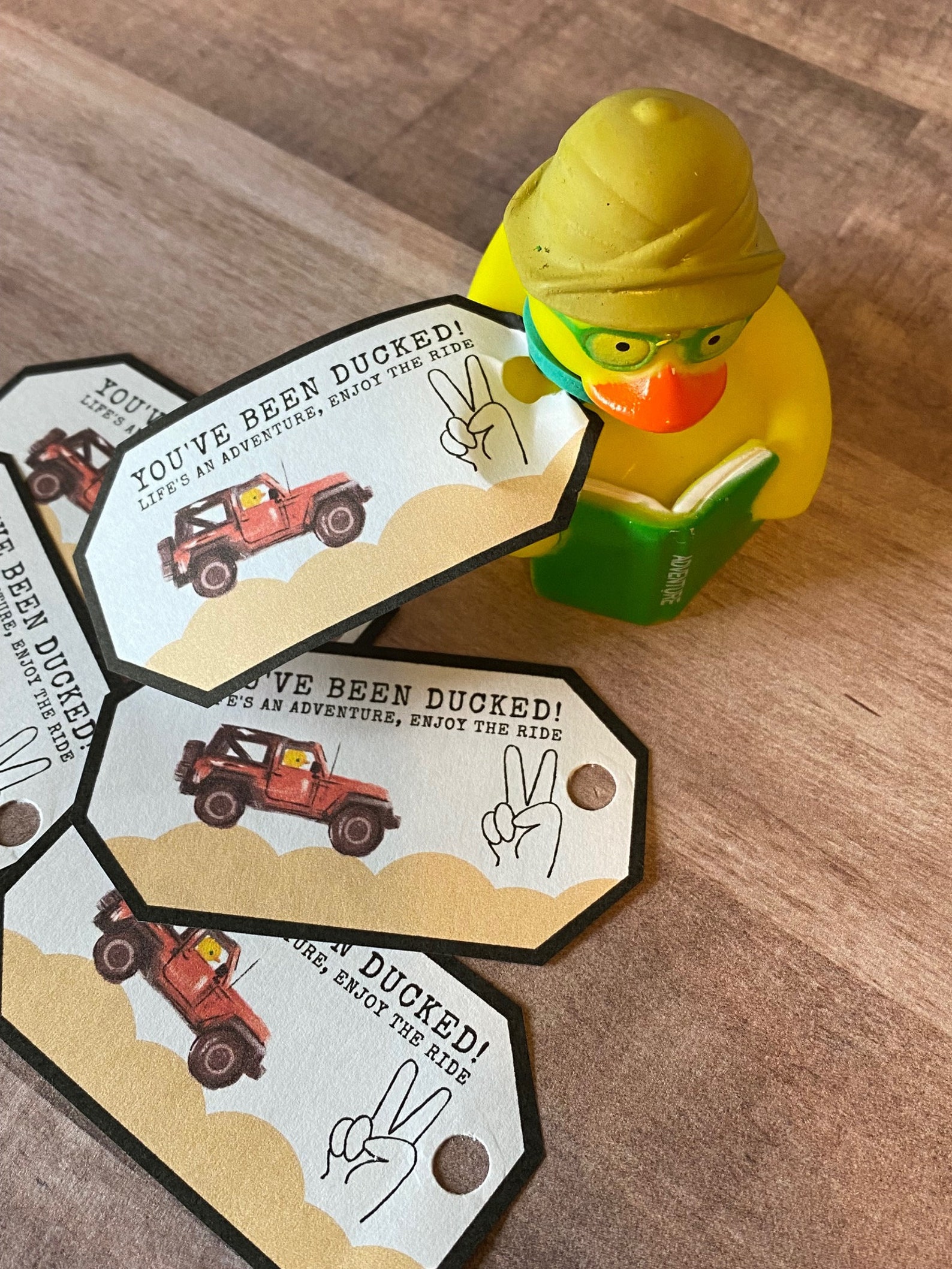 Printable Duck Duck Tag for Rubber Ducks - Etsy