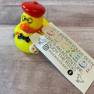 Printable Duck Duck Tag for Rubber Ducks - Etsy