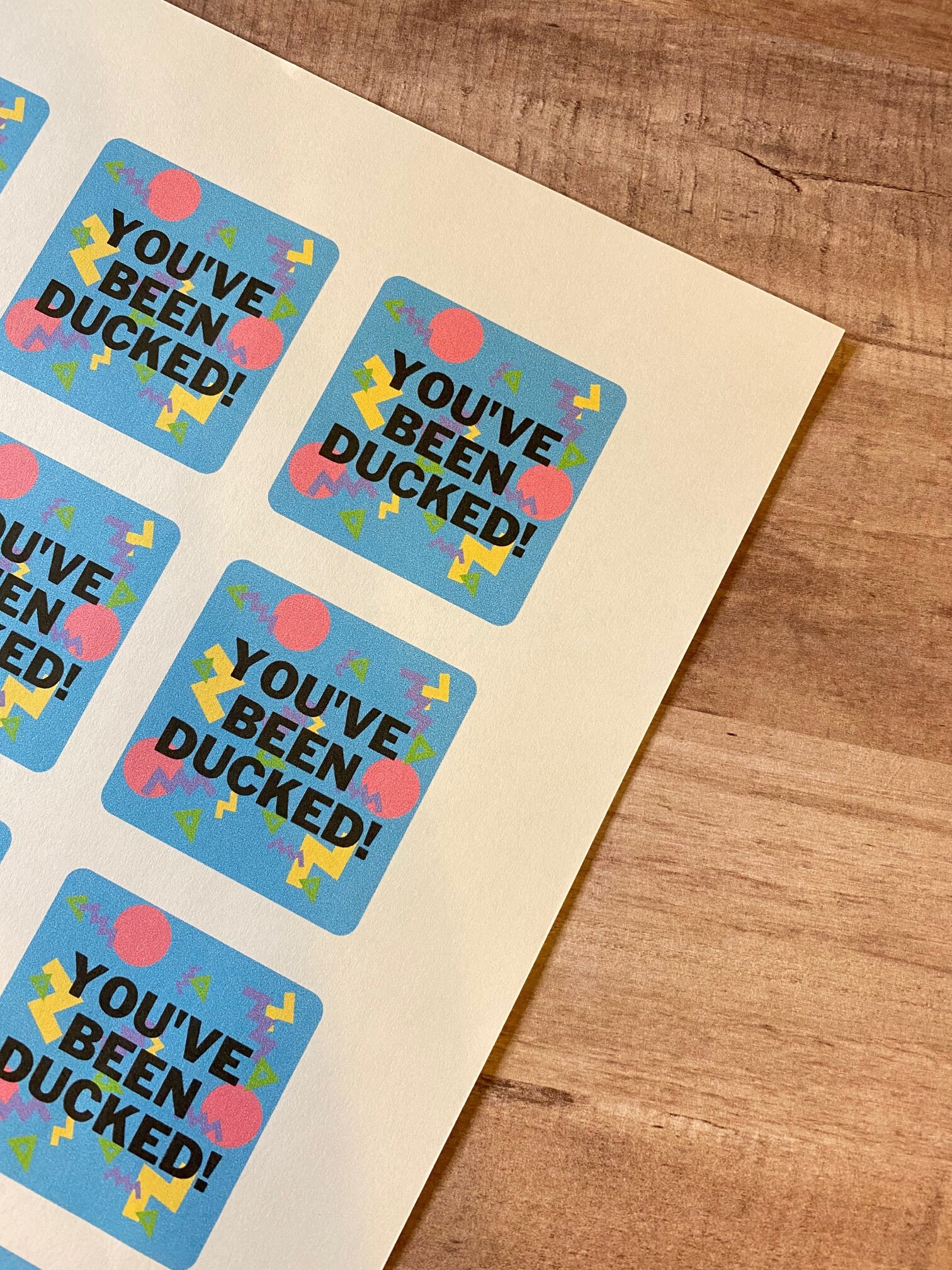 Printable Duck Duck Tag for Rubber Ducks - Etsy