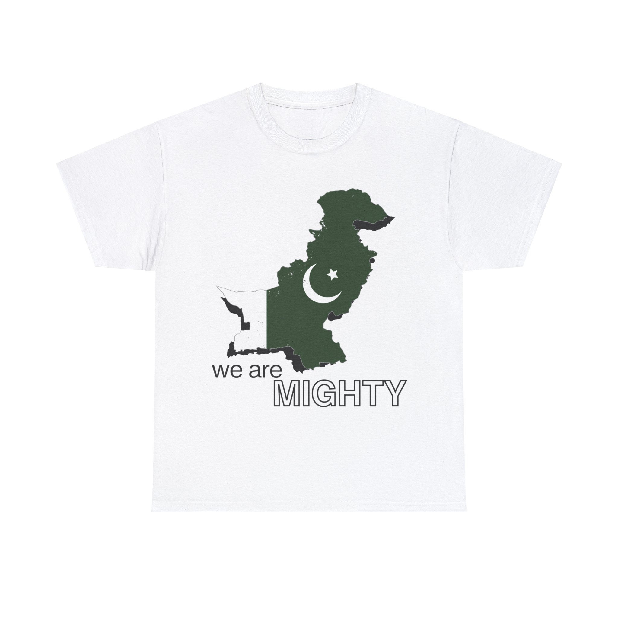 We Are Mighty - Pakistan Map and Flag Tshirt - Etsy