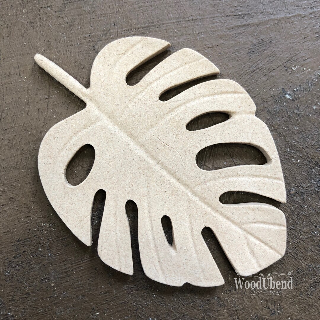 Woodubend 7 X 5cm, Decorative Leaf Molding Applique Furniture Moulding ...