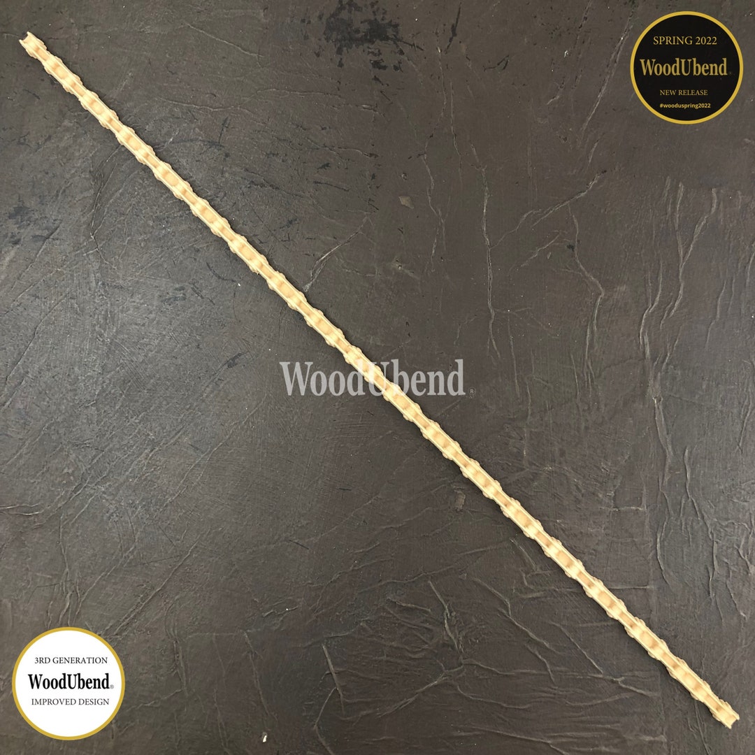 Woodubend Pack of 2 Bicycle Chains Molding, Ornate, 56.5 Cm X 1 Cm X 1 ...