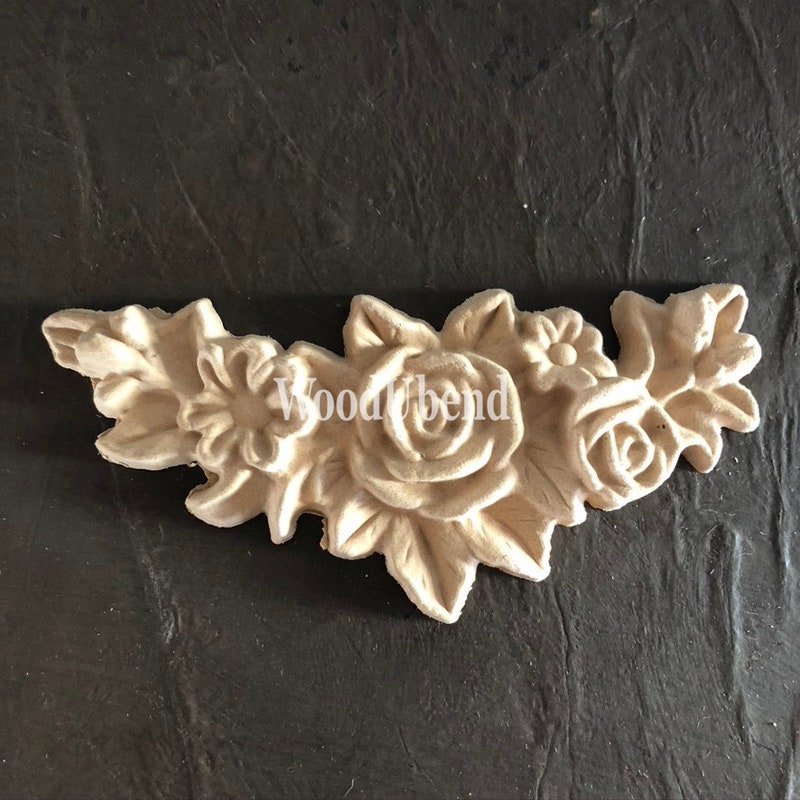 Decorative Moulding Flower - Etsy