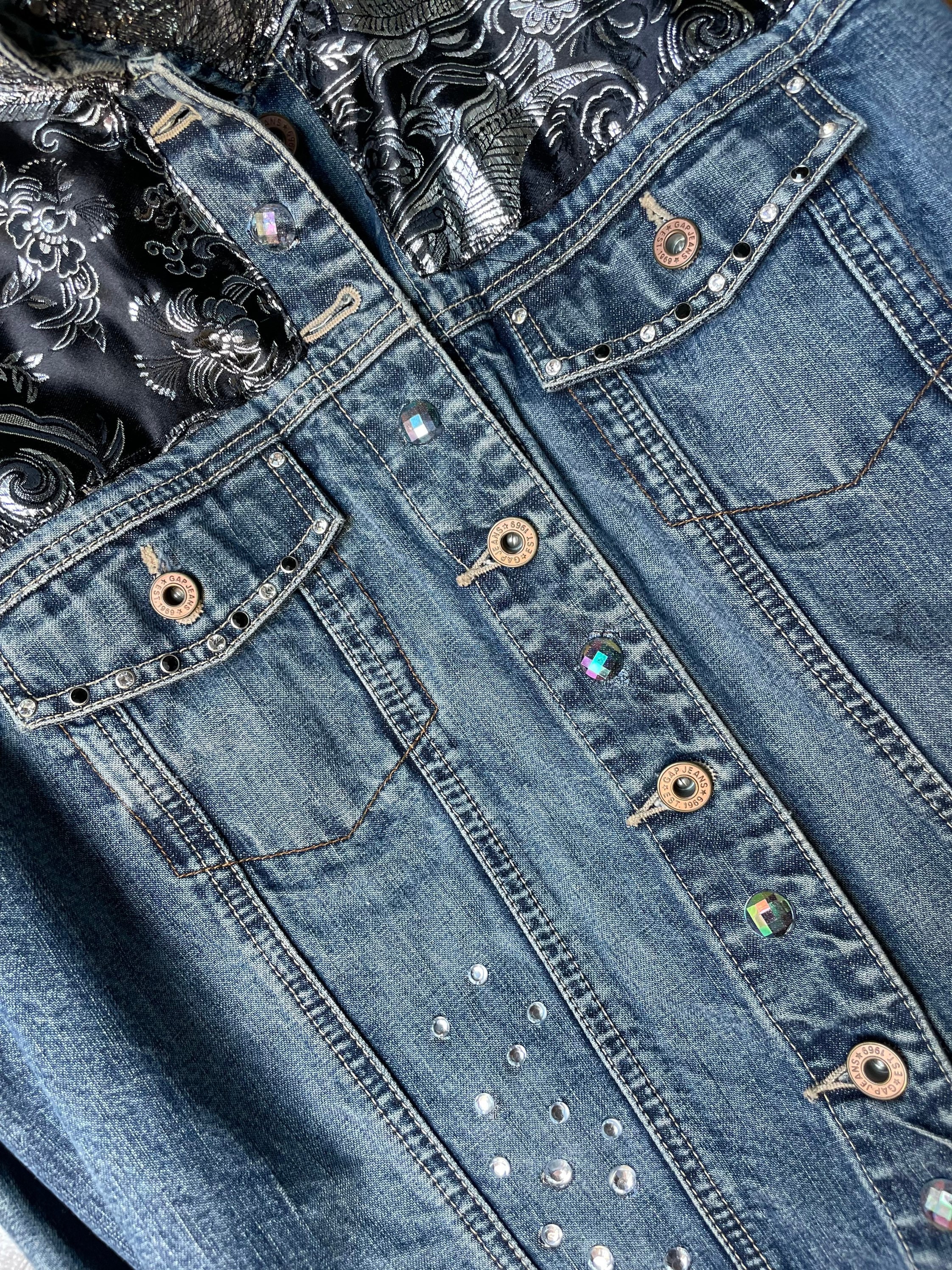 Glitz & Glam Jean Jacket - Etsy