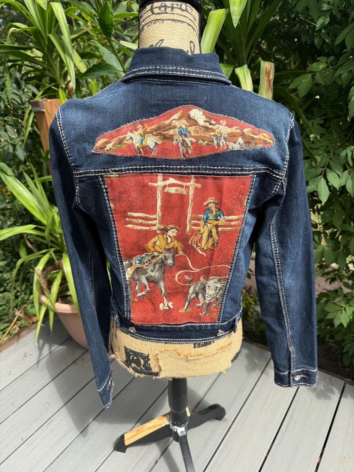 Size M Vintage and Rustic Denim Jacket - Etsy