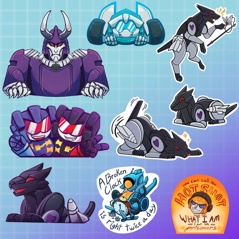 Transformers Sticker - Etsy