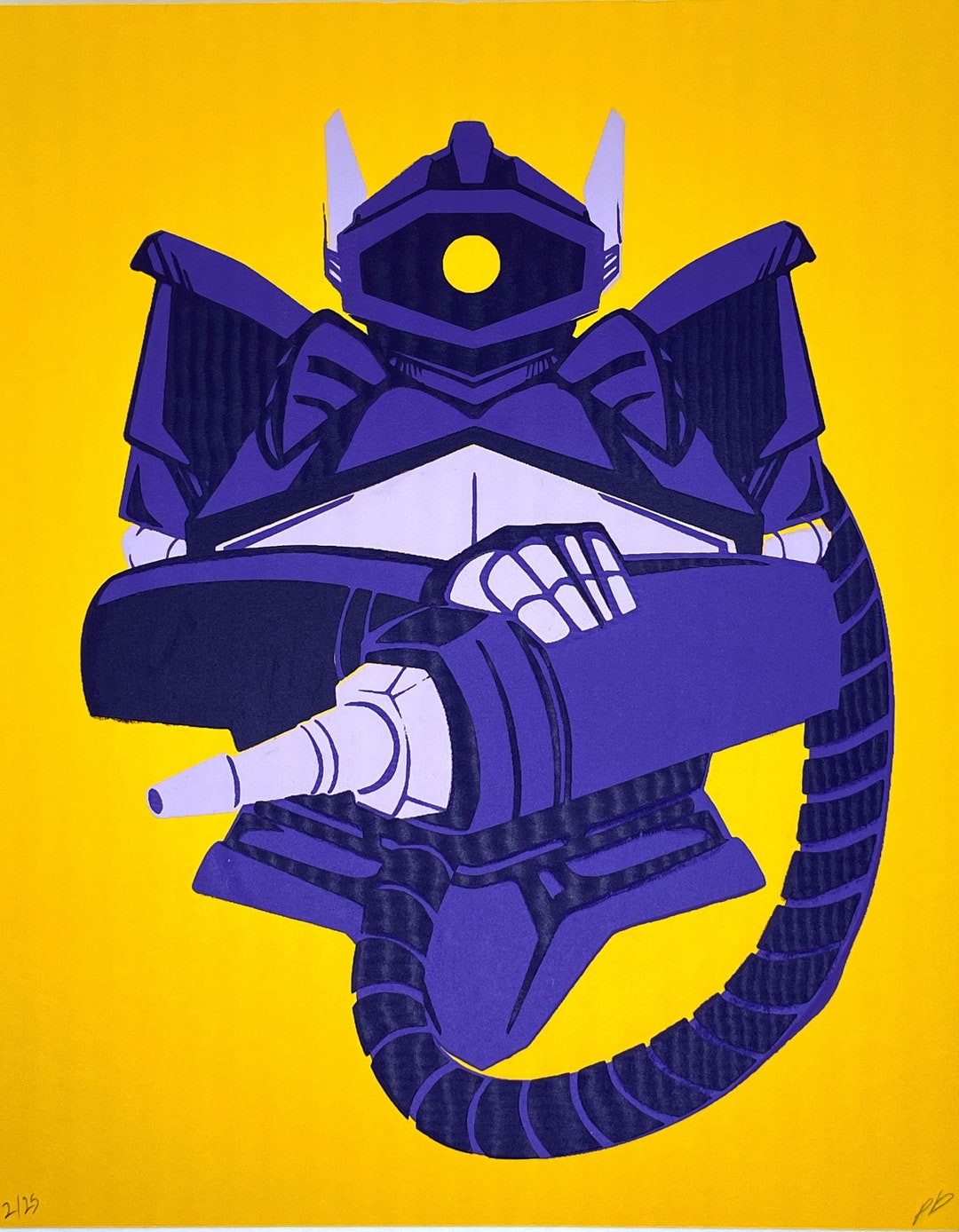 Shockwave 3-color Screenprint - Edition of 25 - Etsy