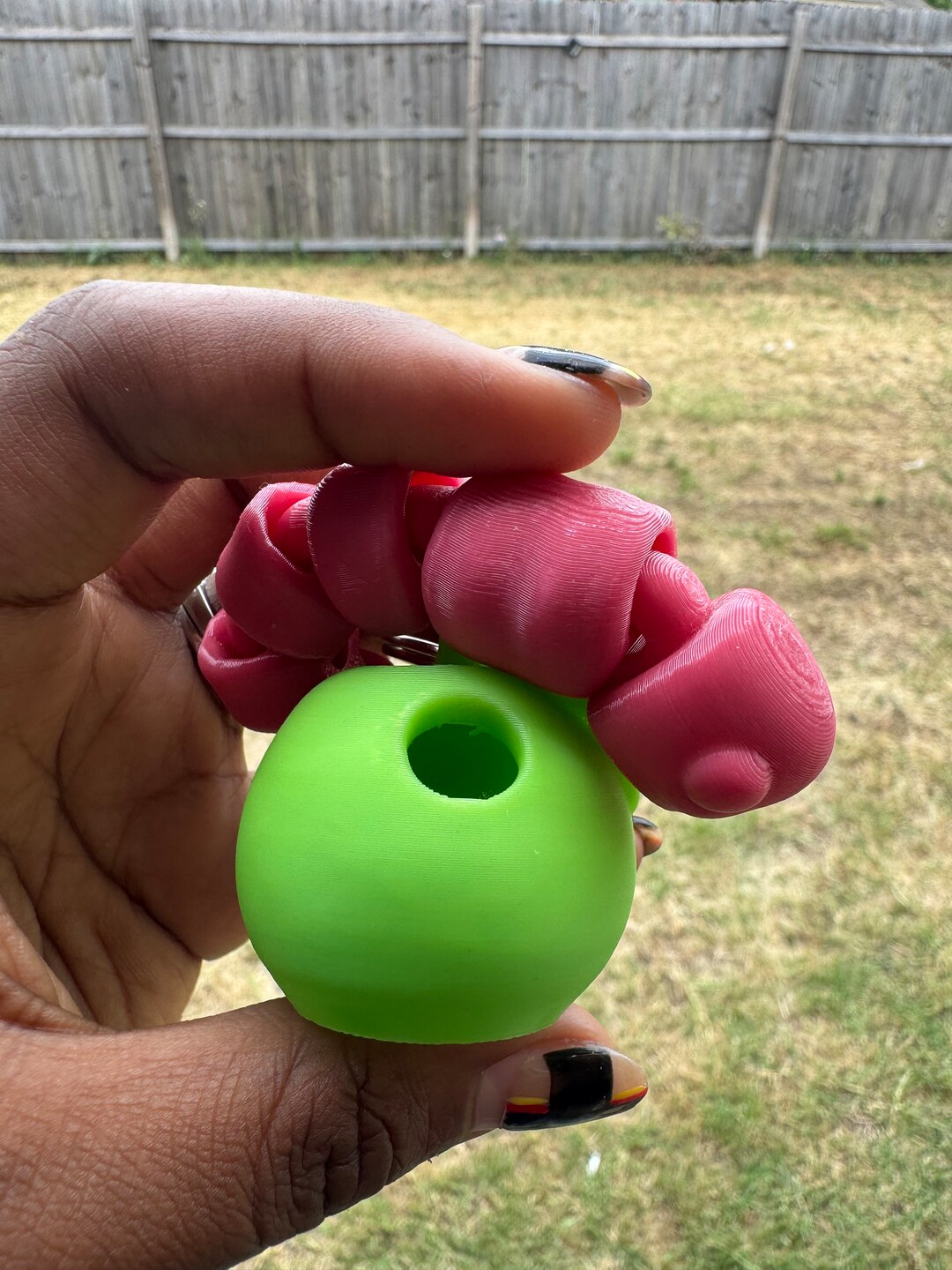 Summer Worm Fidget Keychain - Etsy