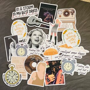 Taylor: Sticker Pack Fearless Pop Culture Stickers Water - Etsy