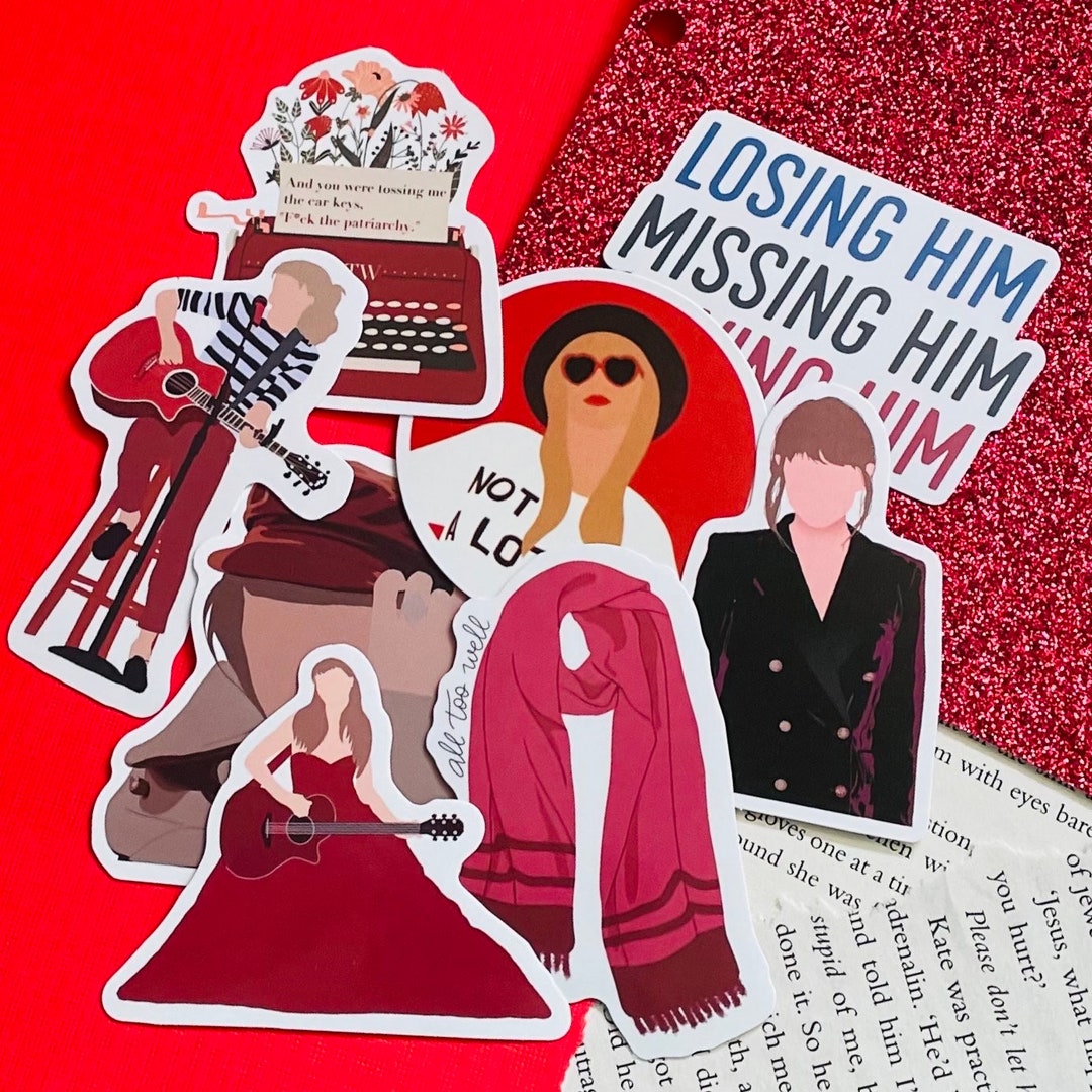 Inspired by Taylor: Sticker Pack; Red; All Too Well; Taylor’s Version ...