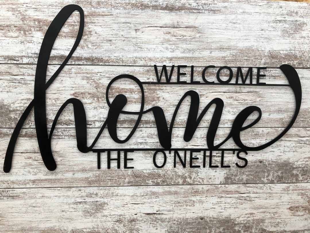 Custom Welcome Home - Etsy